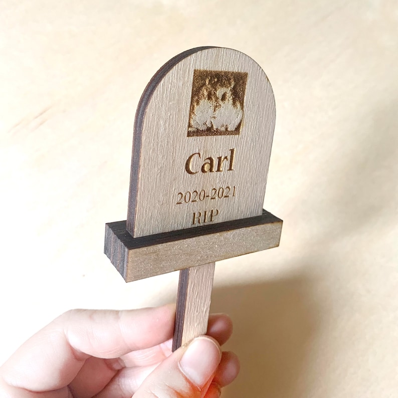 Custom Hamster Grave Stone/ Memorial Grave Maker/ for Hamster | Etsy