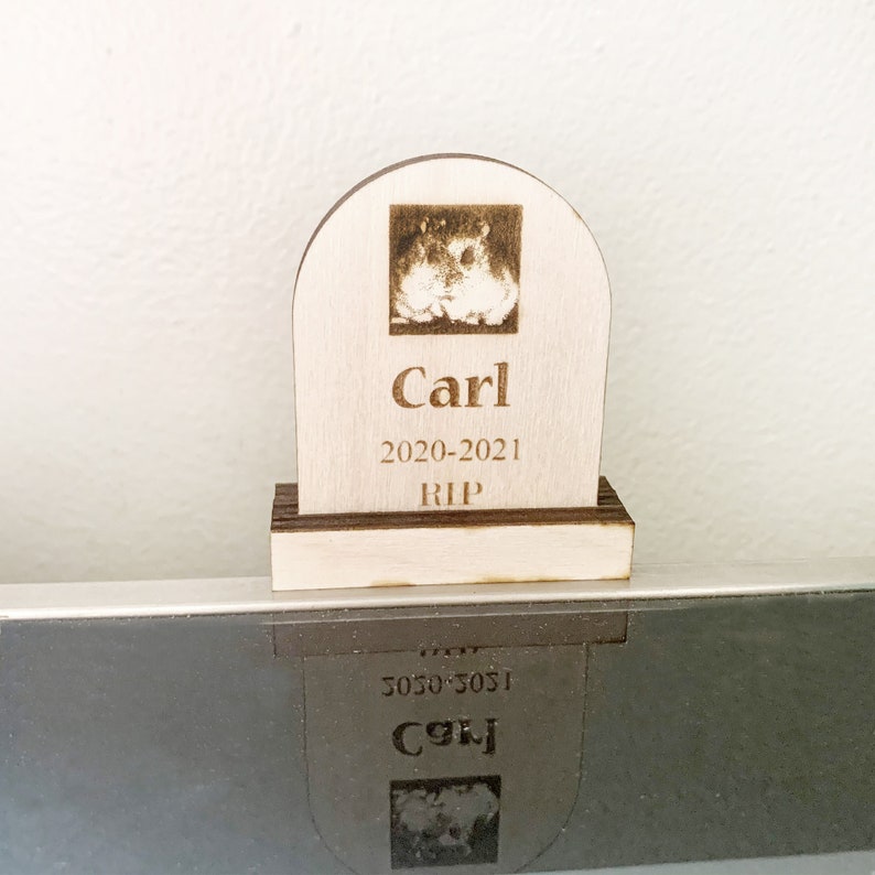 Custom Hamster Grave Stone/ Memorial Grave Marker/ for Hamster Loss ...