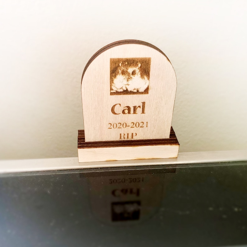 Custom Hamster Grave Stone/ Memorial Grave Maker/ for Hamster | Etsy