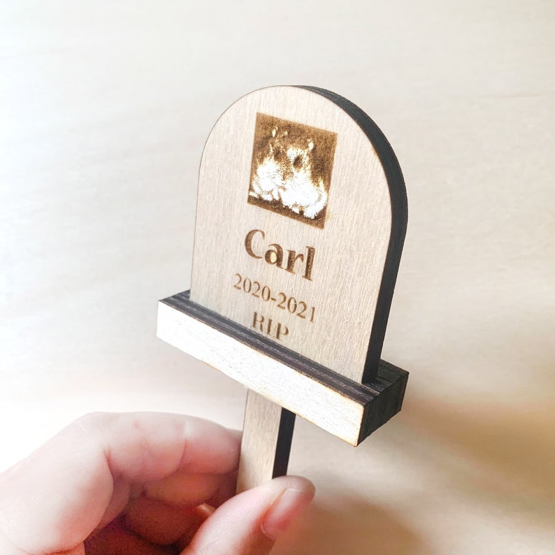 Custom Hamster Grave Stone/ Memorial Grave Maker/ for Hamster | Etsy