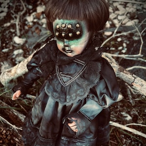 Conoce a Amelia 13 Muñeca Porcelana Arcilla Bruja Espeluznante Espíritu ...