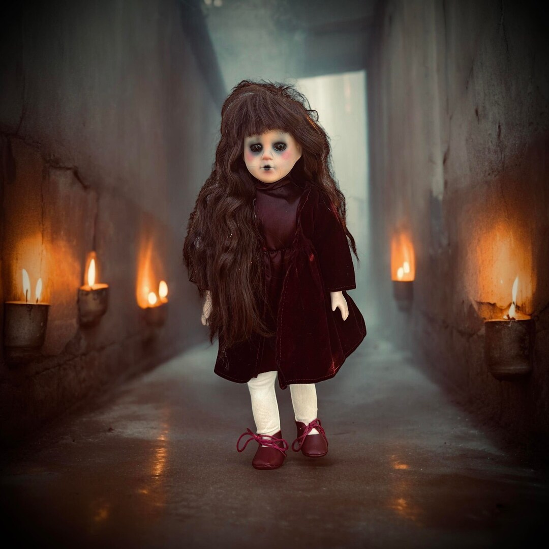 Meet Maya 16" Doll Porcelain Zombie Undead Witchy Creepy Haunted Spirit ...