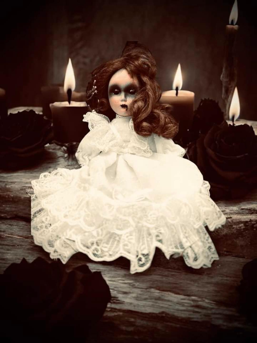 Meet Natalie 13" Haunted Doll Porcelain Witchy Creepy Spirit Infected ...