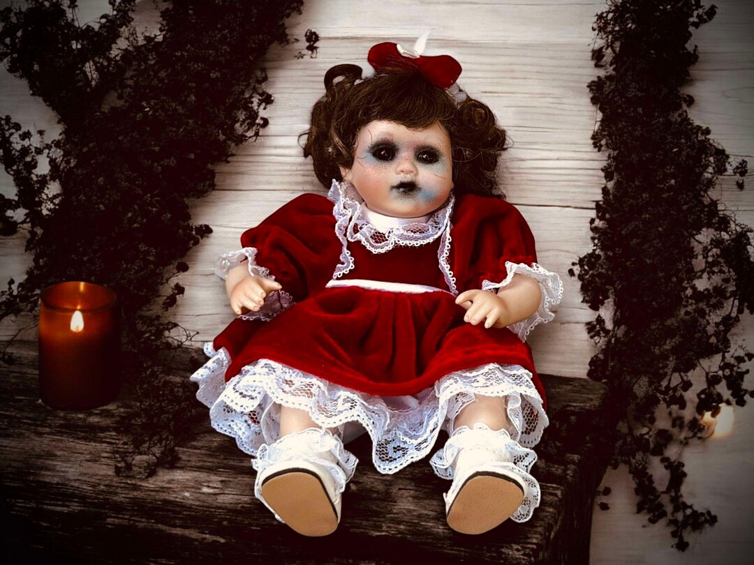 Meet Rory 8" Mini Haunt Doll Porcelain Zombie Undead Witchy Creepy ...