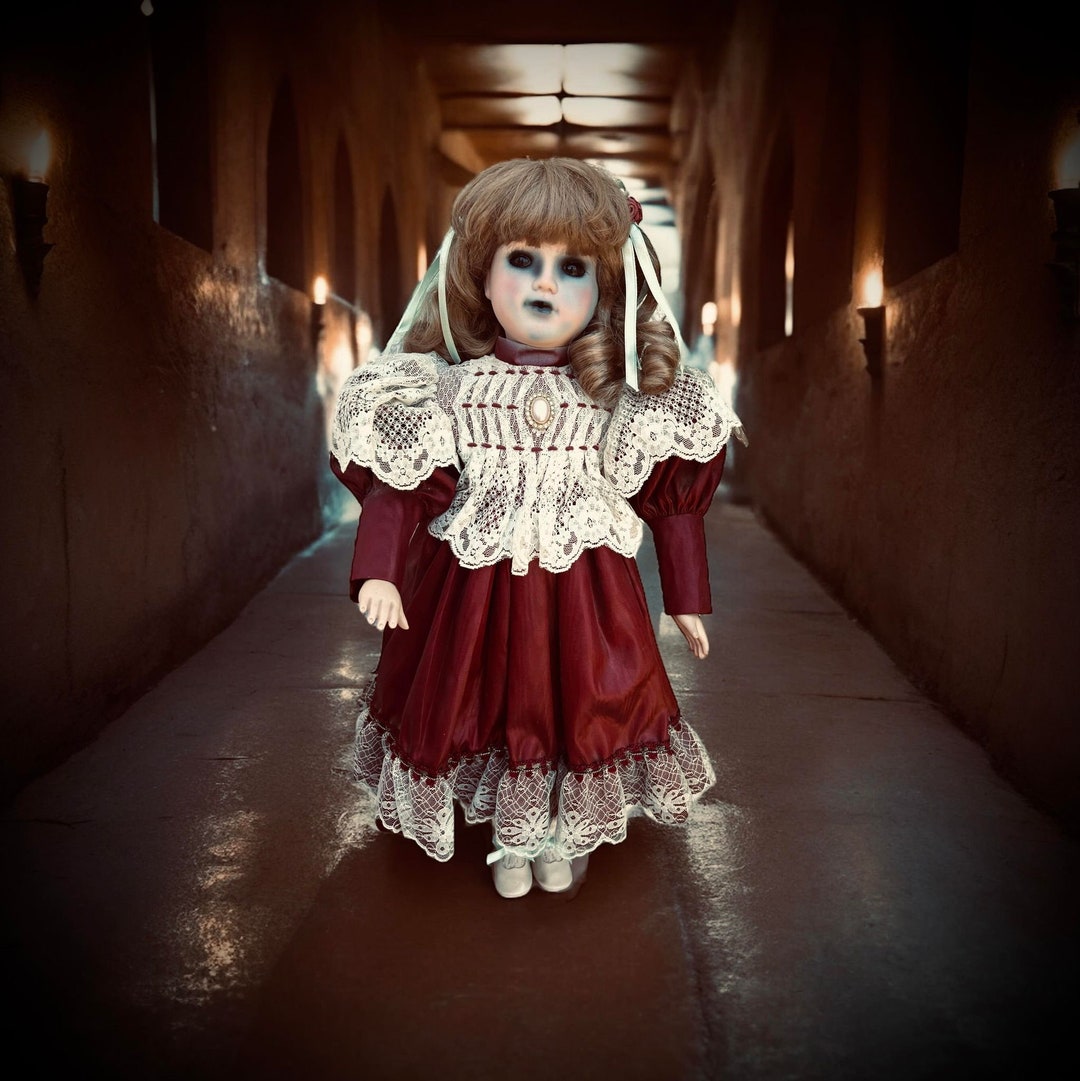 Meet Elena 21" Doll Porcelain Zombie Undead Witchy Creepy Haunted ...
