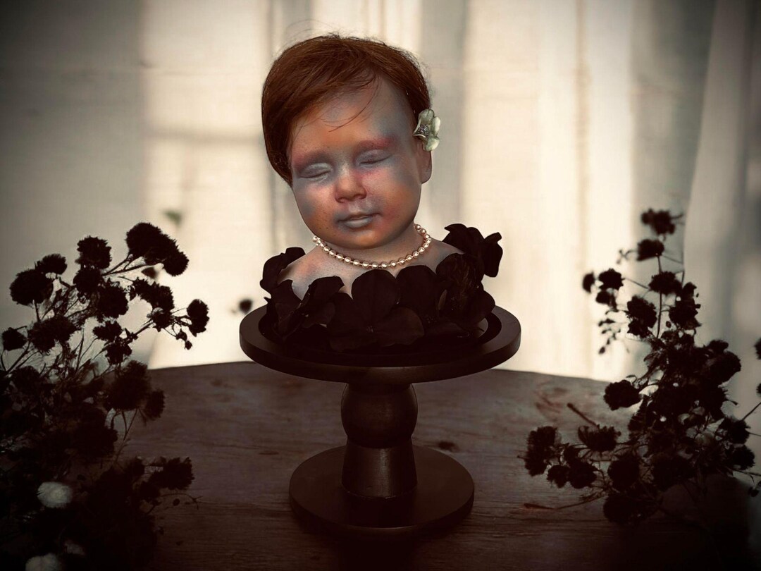 Meet Jane Porcelain Doll Bust Display Positive Spirit Haunted ...