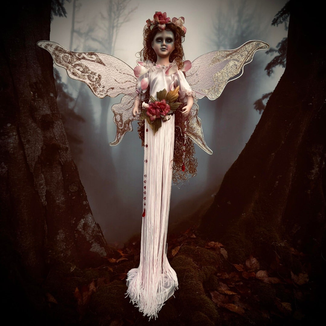 Meet Willow 27" Fairy Doll Porcelain Magical Undead Witchy Creepy ...