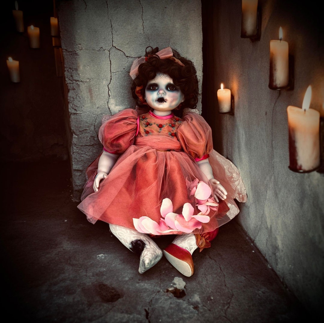 Meet Stella 25 Large Doll Porcelain Zombie Undead Witchy Creepy Haunted ...