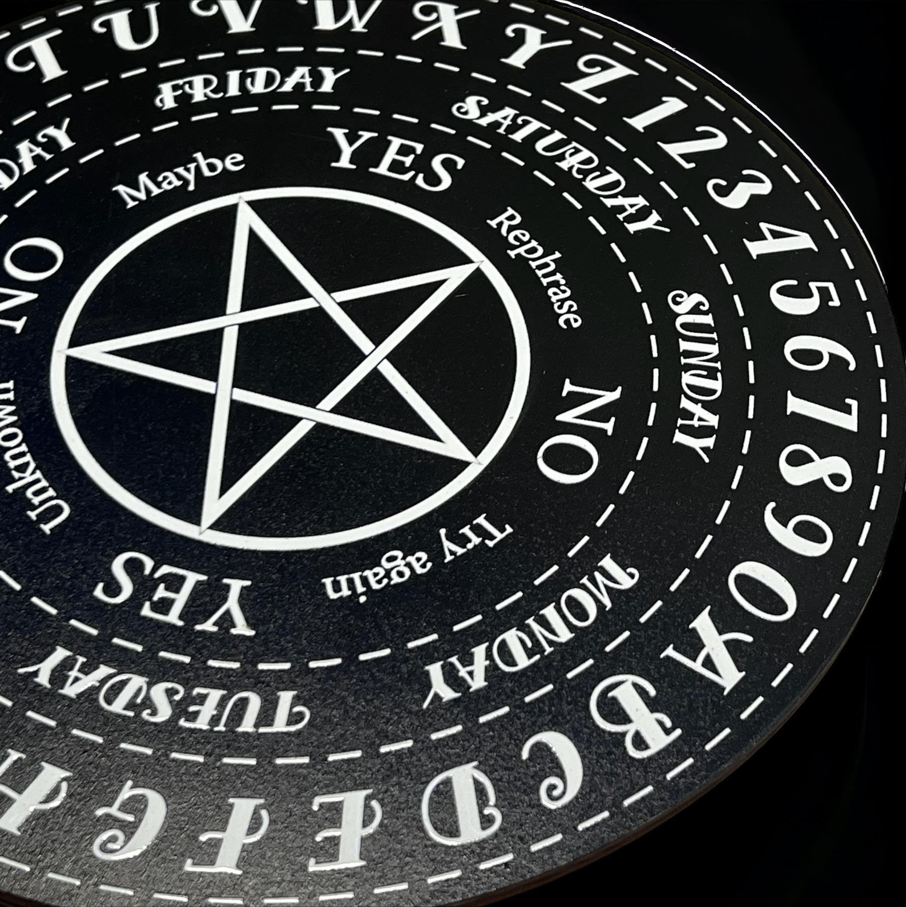 10 Pentagram Pendulum Board Pentacle, Unique Gift Idea, Witchcraft ...