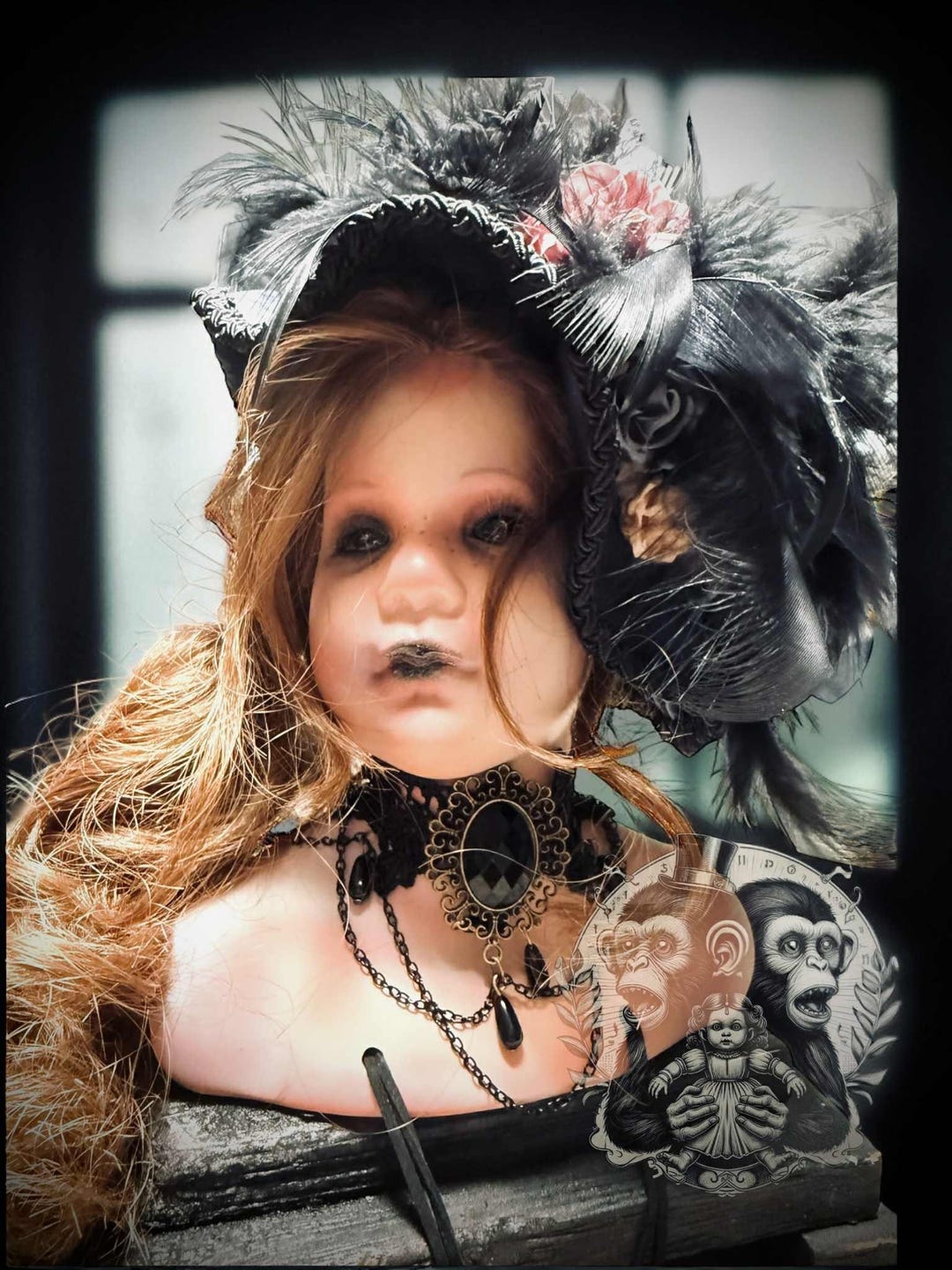 Maria 10" OOAK Doll Haunted Porcelain Bust Paranormal Story Oddity ...