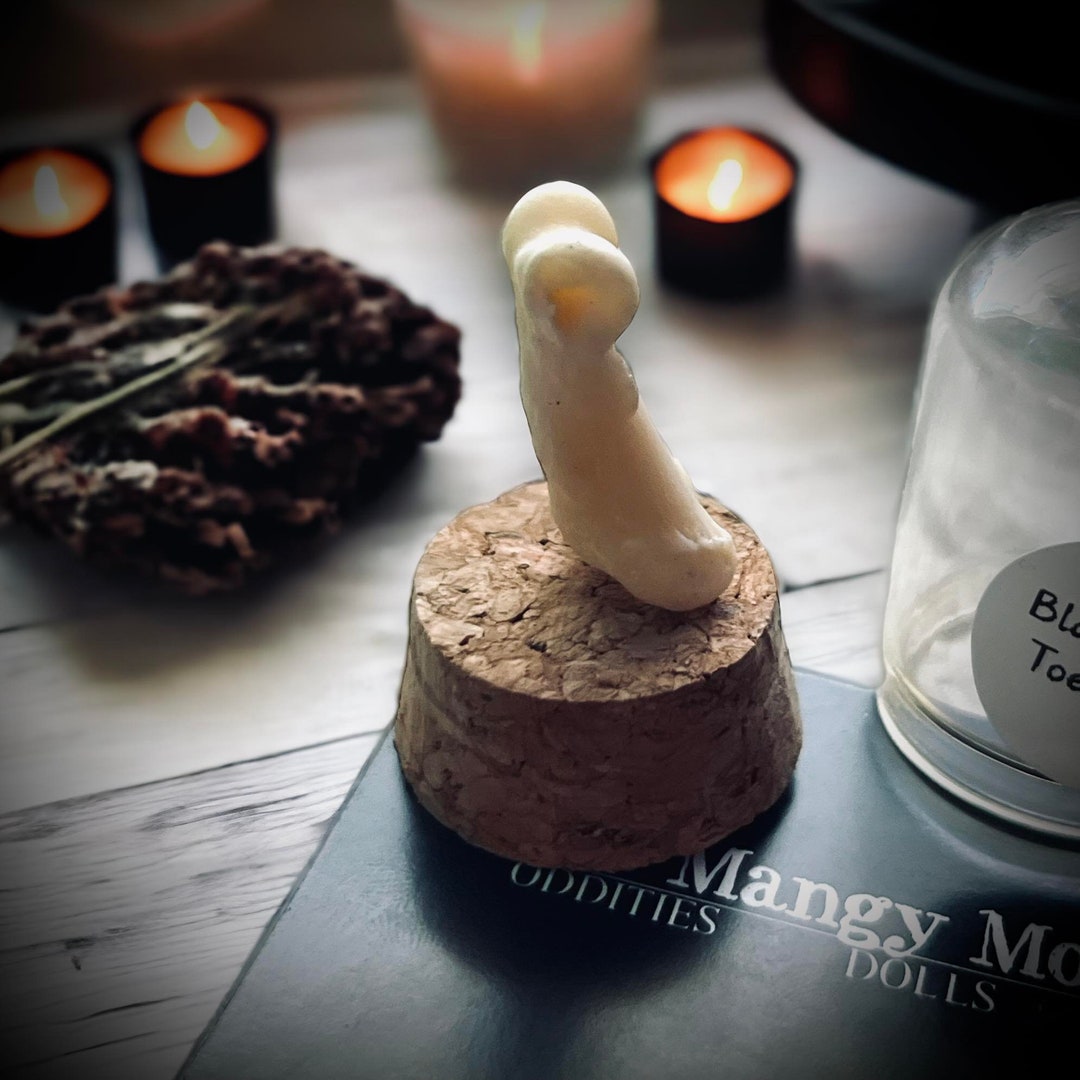 Black Bear Toe Bone Specimen in Glass Vail Gothic Voodoo Witchcraft ...