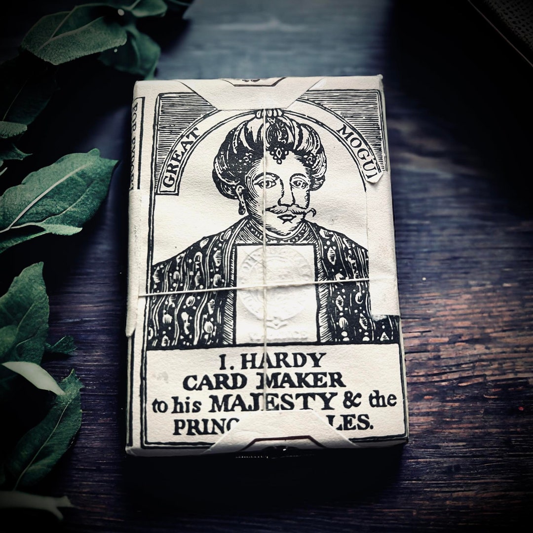 Vintage I. Hardy Card Maker to His Majesty Sealed Great Mogul Prince of ...