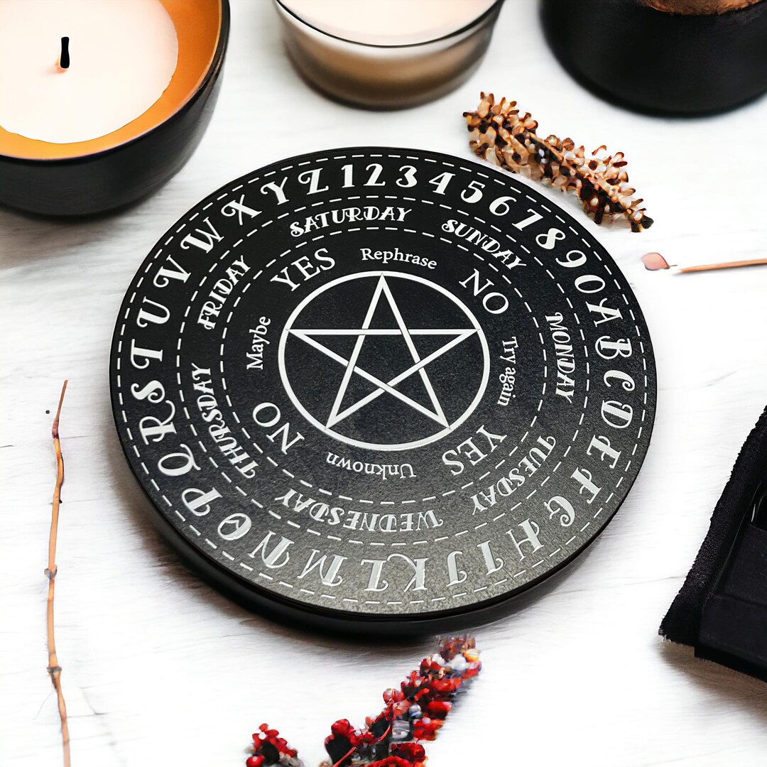 10" Pentagram Pendulum Board Pentacle, Unique Gift Idea, Witchcraft ...