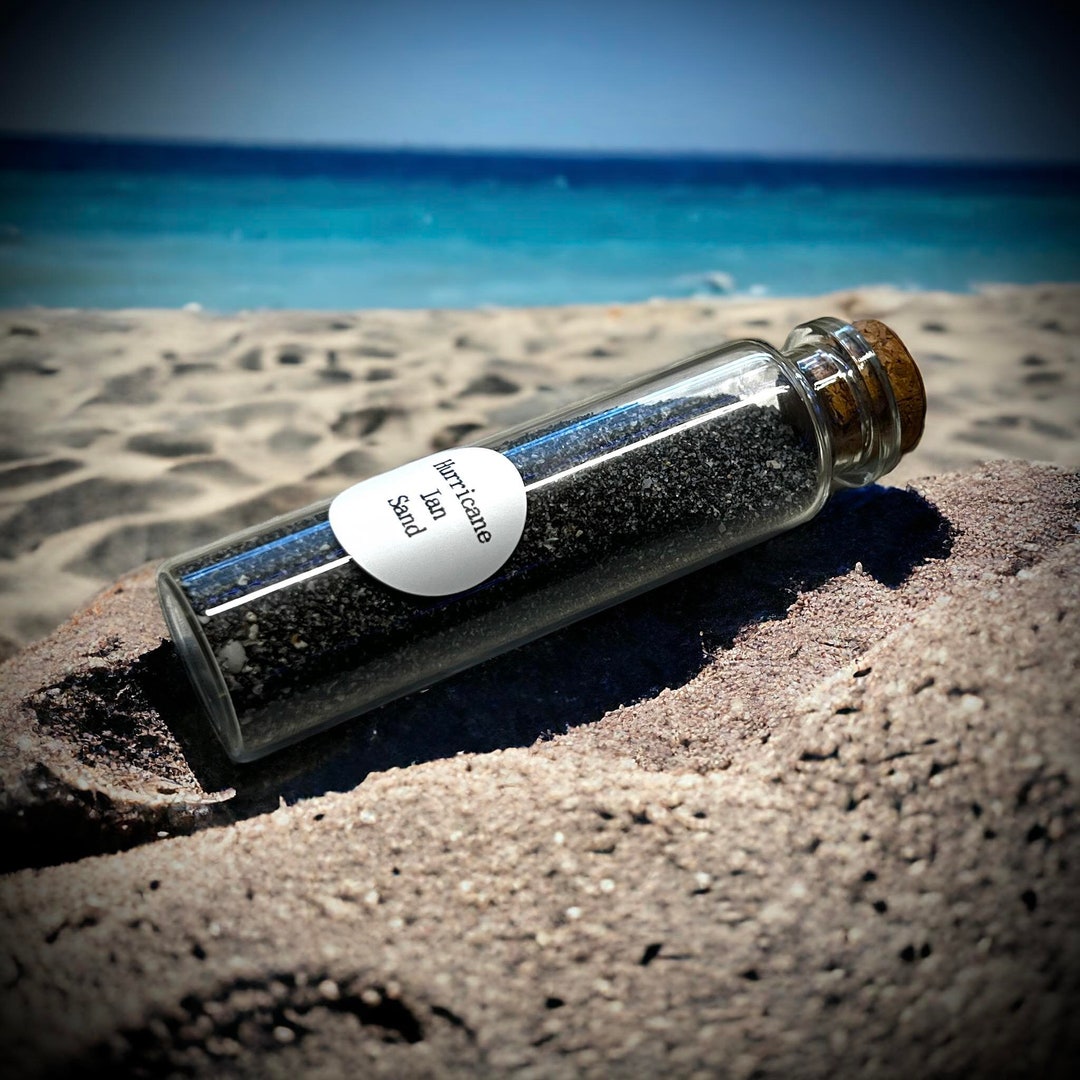 Hurricane Ian Sand Specimen in Glass Vail Naturally Collected ...