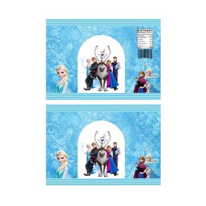 FROZEN Chip Bag Template, Frozen Chip Bags, Labels for Birthday Party ...
