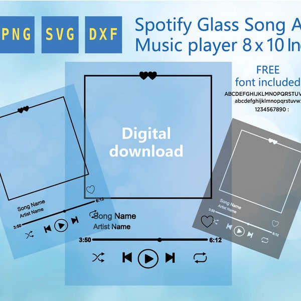 Spotify Glass Art - Etsy