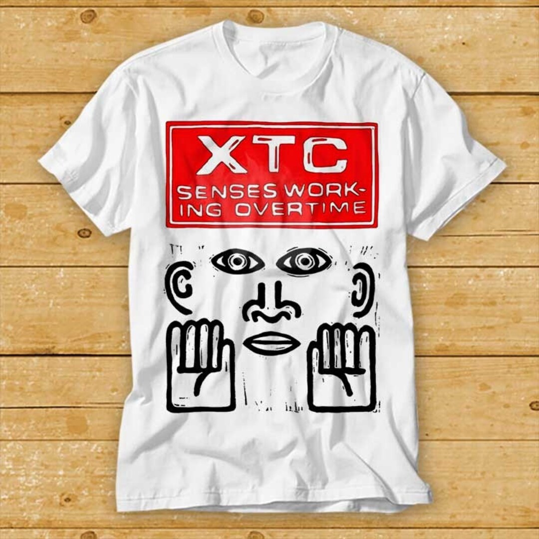 XTC Senses Working Overtime T Shirt New Wave Rock Music Funny Movie ...