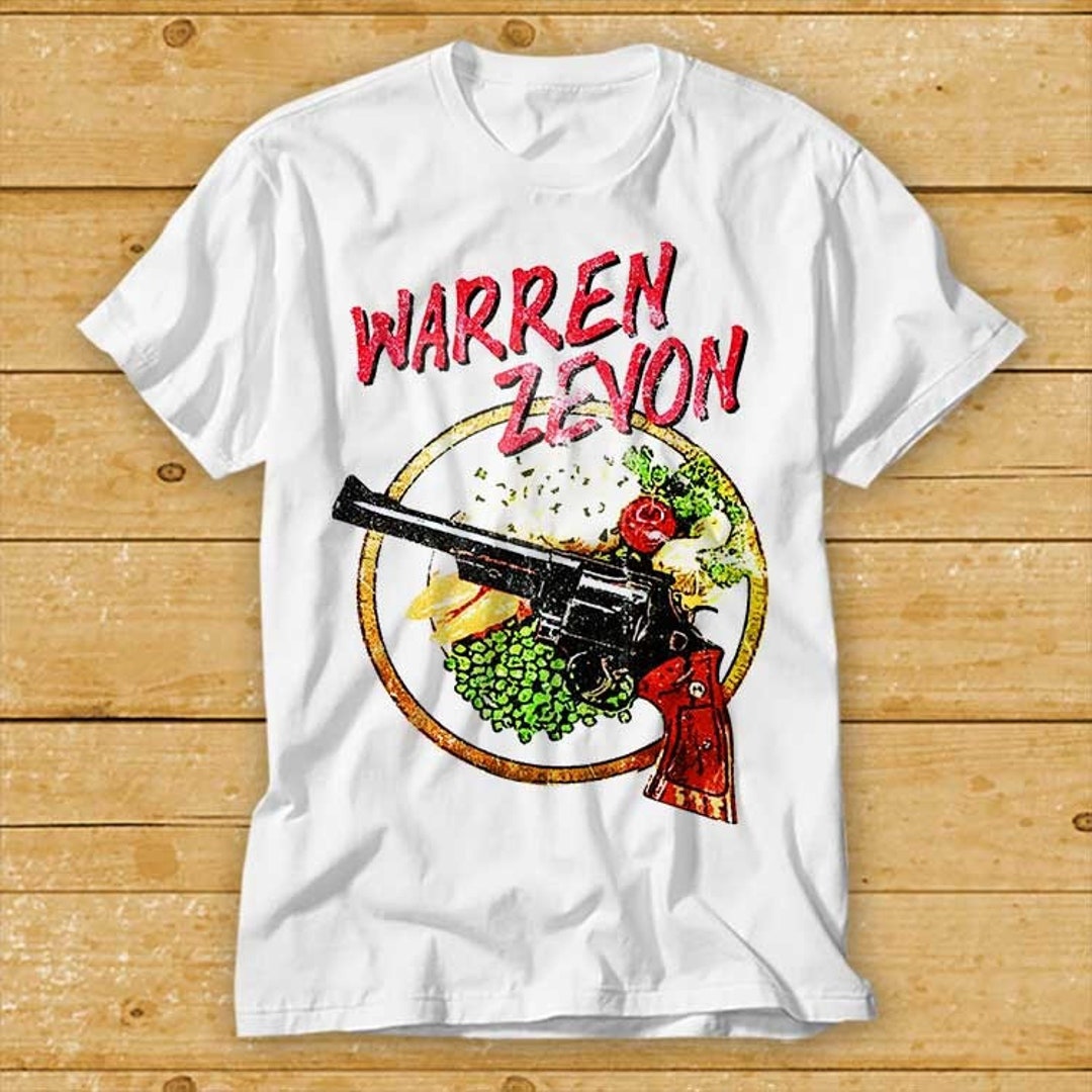 Warren Zevon T-shirt Music Blues Rock Gift Money London Unisex Style ...