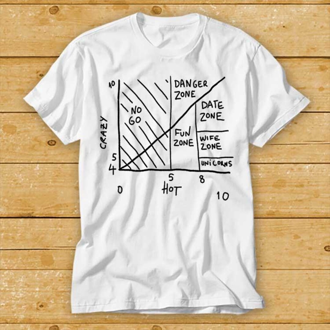 Crazy Women Hot Girlfriend Flow Chart Best Seller T Shirt Cult Movie ...