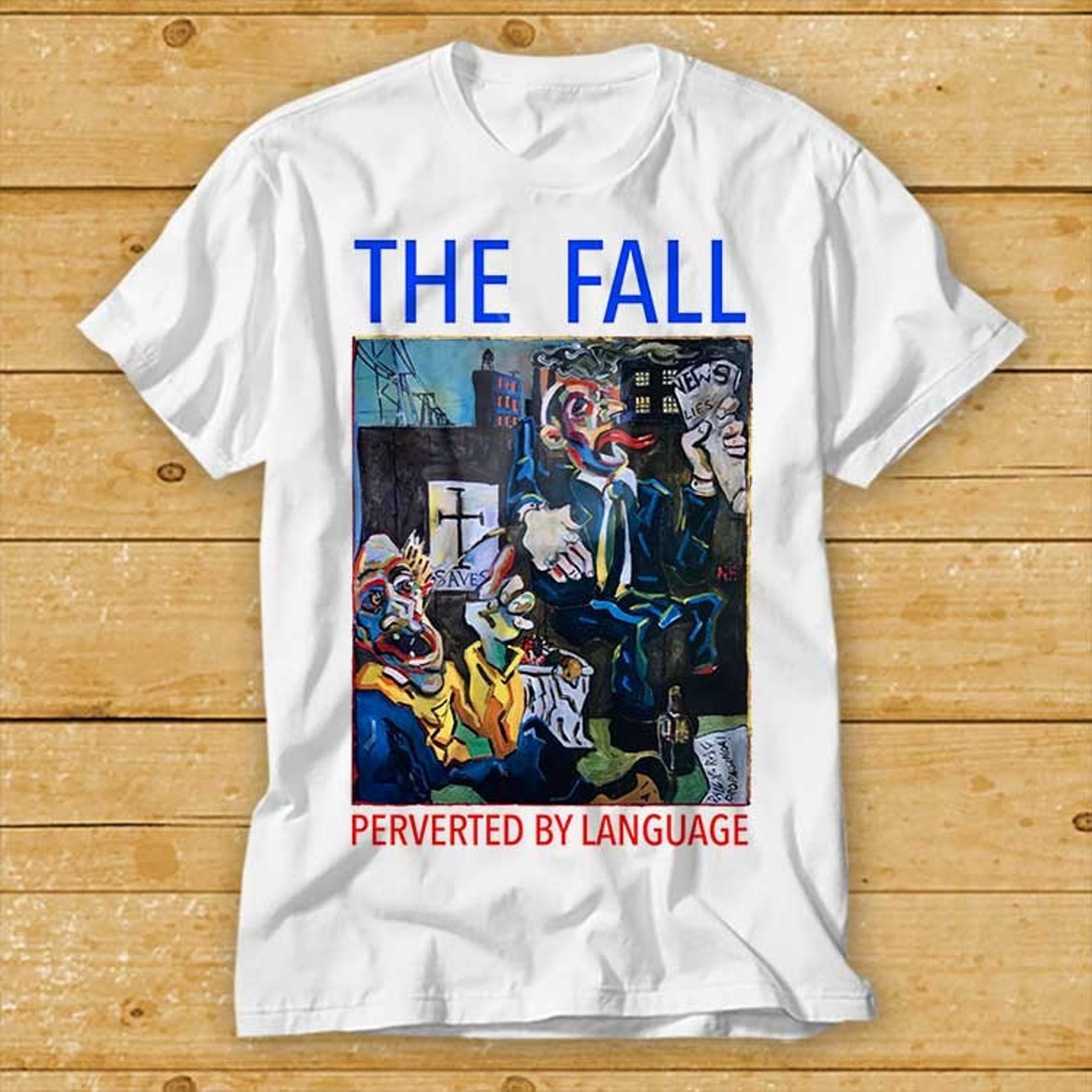 The Fall T Shirt Perverted by Language Punk Rock Music Funny Movie Cool ...