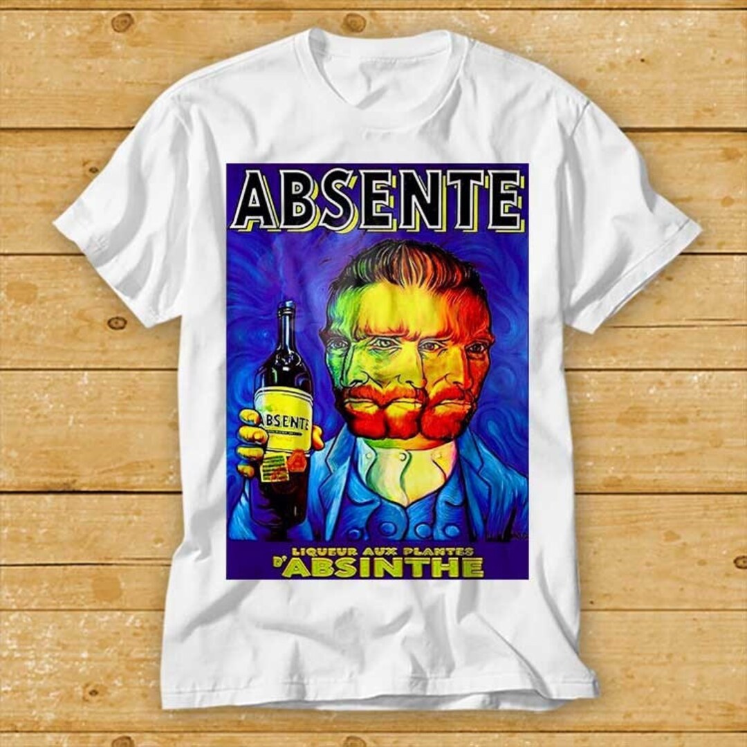 Absinthe Absente Vincent Van Gogh T Shirt Cult Movie Retro Vintage ...