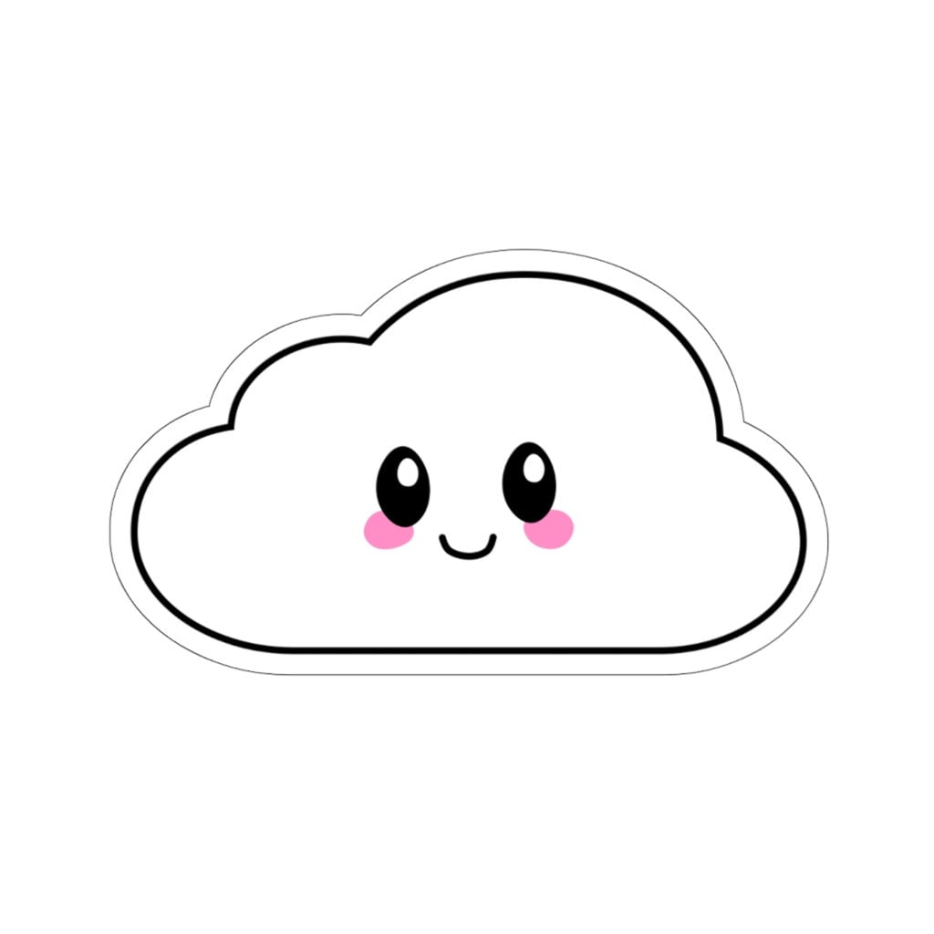 Cloud Sticker - Etsy