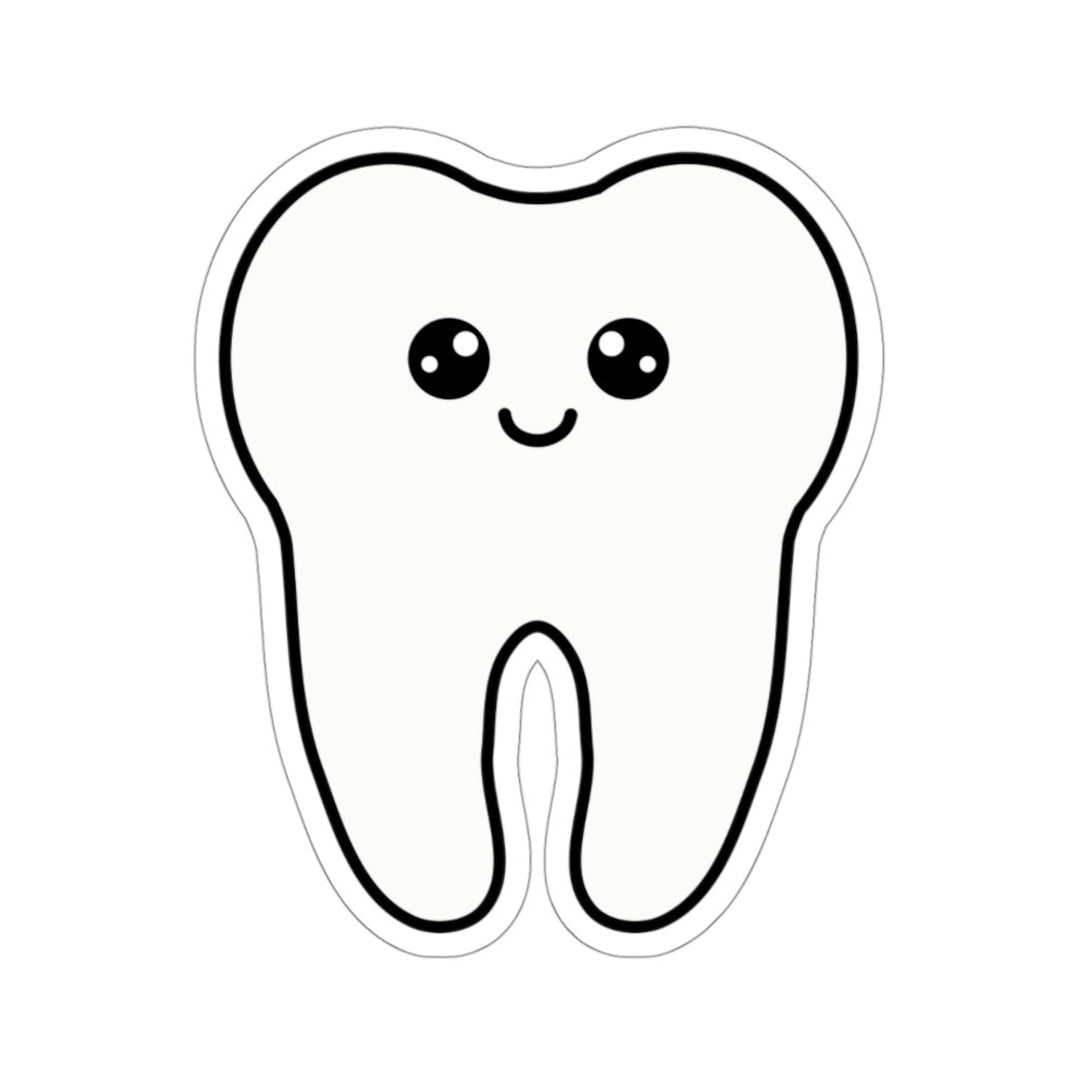 Tooth Sticker - Etsy