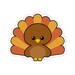 Turkey Sticker - Etsy
