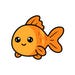 Goldfish Sticker - Etsy