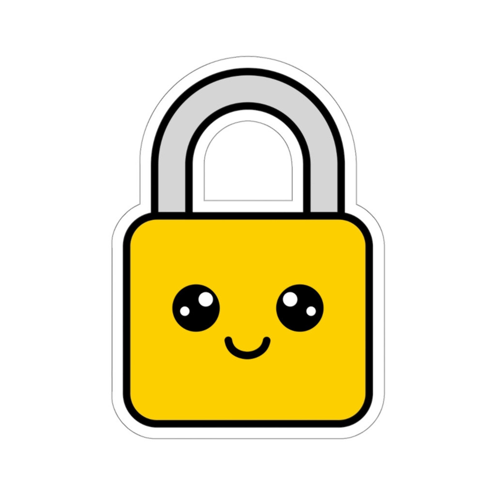 Lock Sticker - Etsy