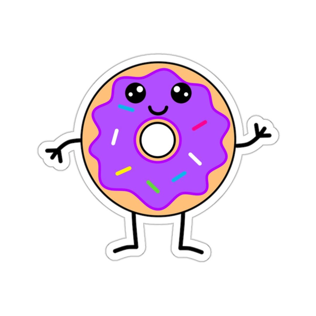 Purple Donut Sticker - Etsy