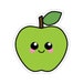 Green Apple Sticker - Etsy