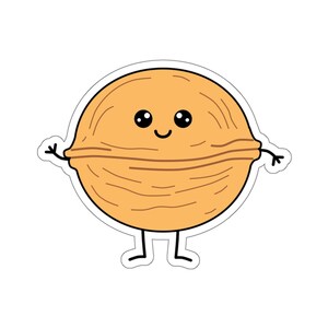 Walnut Sticker - Etsy