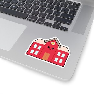School Building Sticker - Etsy