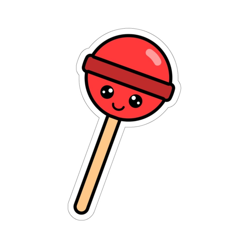 Red Lollipop Sticker - Etsy