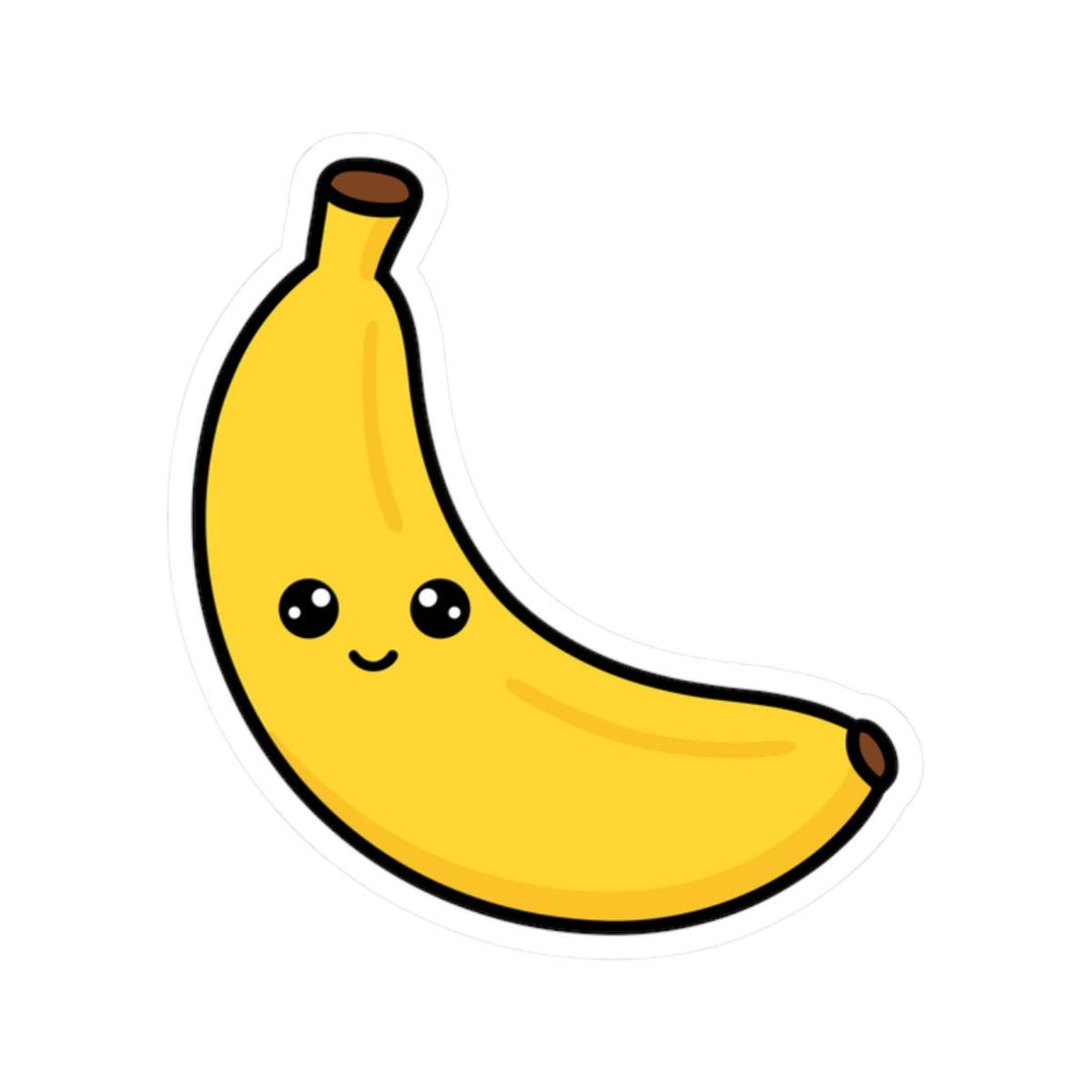Banana Sticker - Etsy