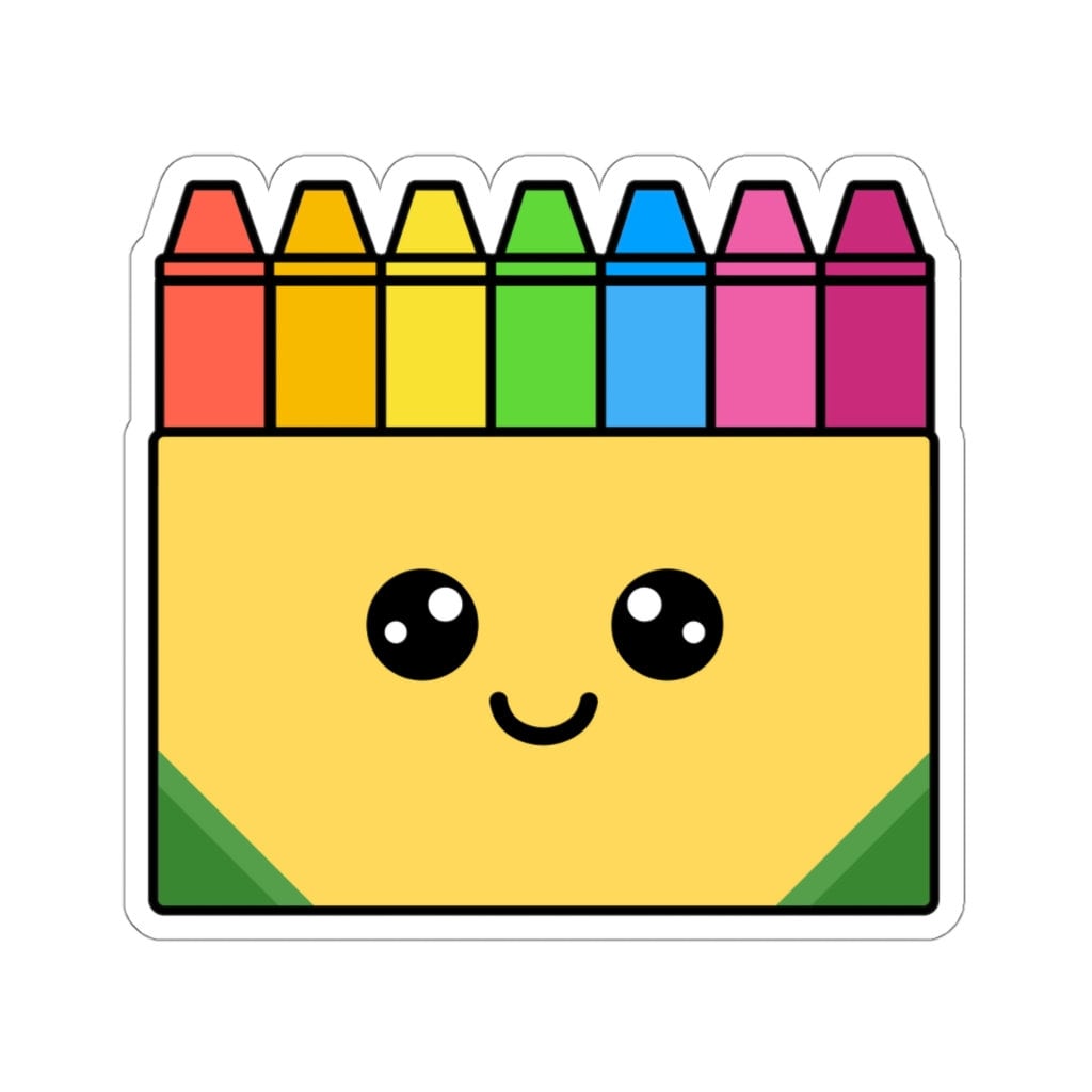Crayons Sticker - Etsy