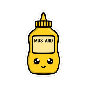 Mustard Sticker - Etsy