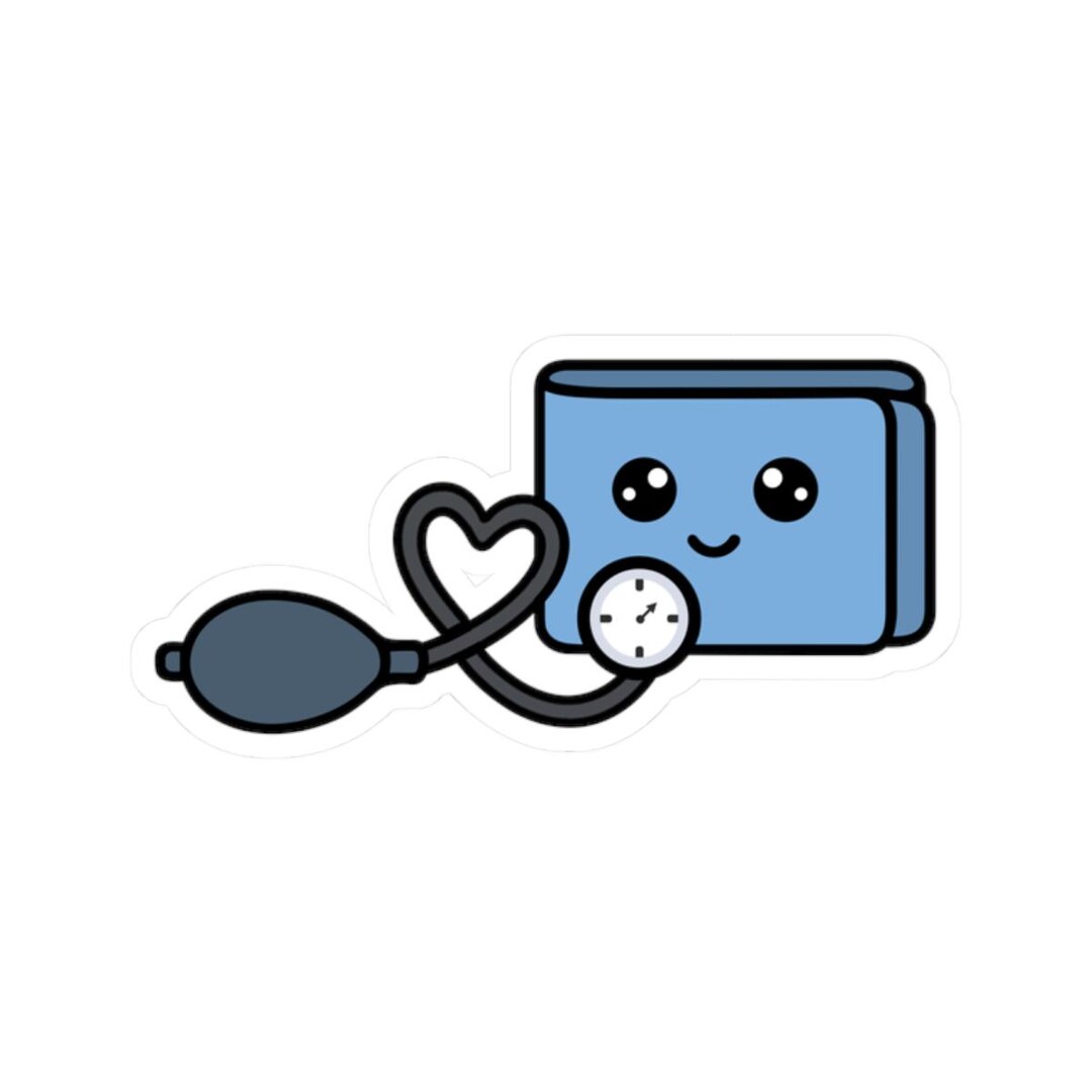 Blood Pressure Cuff Sticker - Etsy