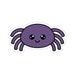 Purple Spider Sticker - Etsy