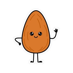 Almond Sticker - Etsy
