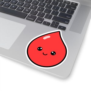 Blood Sticker - Etsy