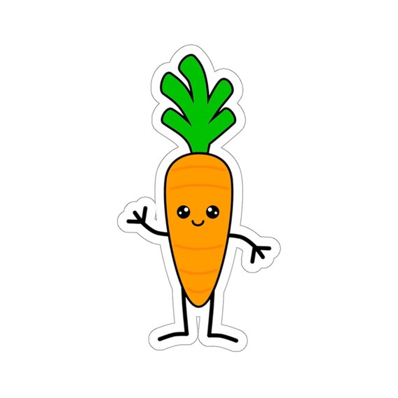 Carrot Sticker - Etsy