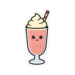 Milkshake Sticker - Etsy