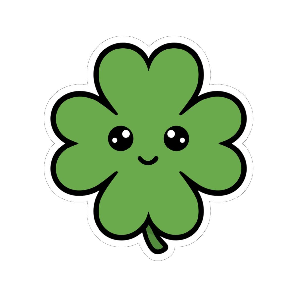 Four Leaf Clover Sticker - Etsy