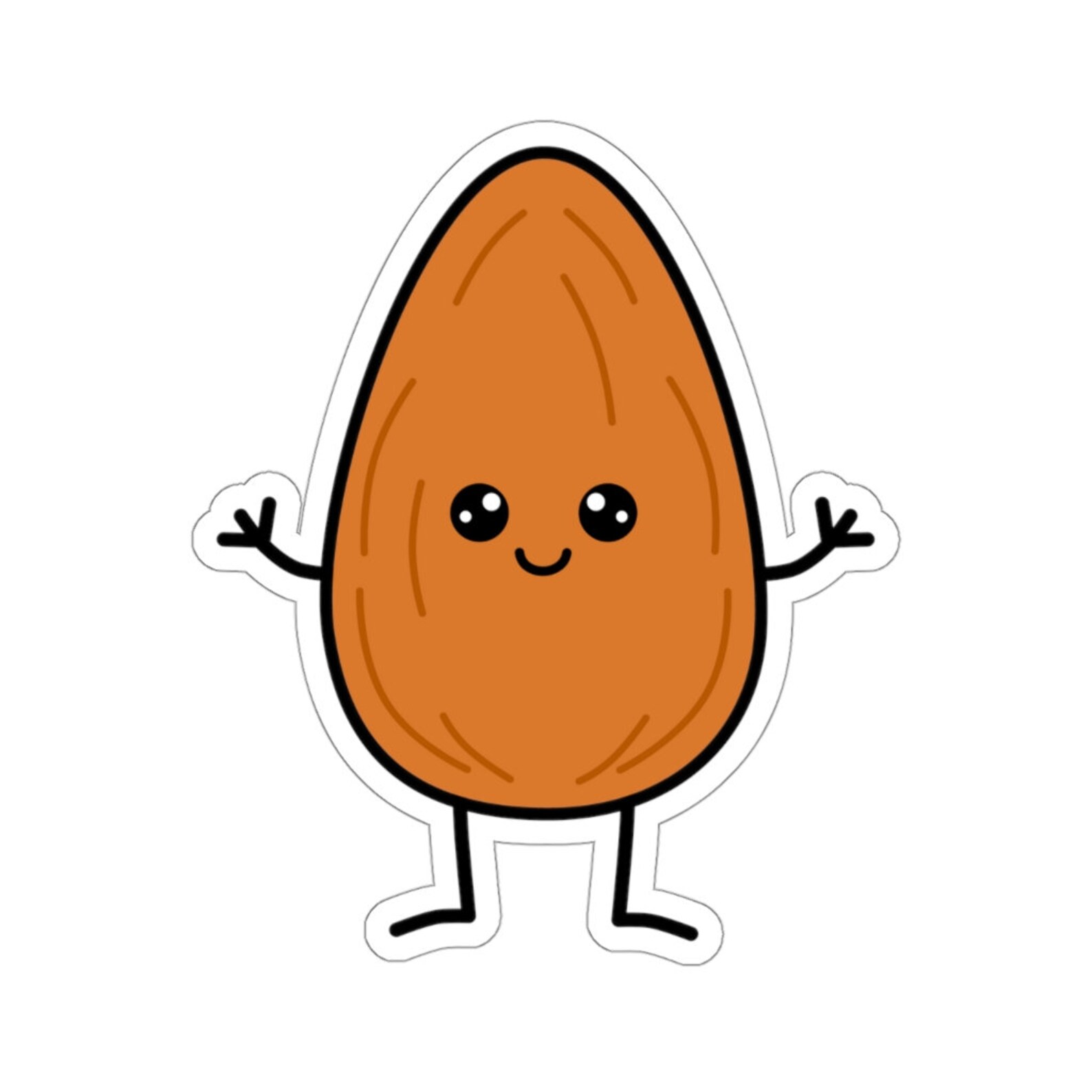 Almond Sticker - Etsy