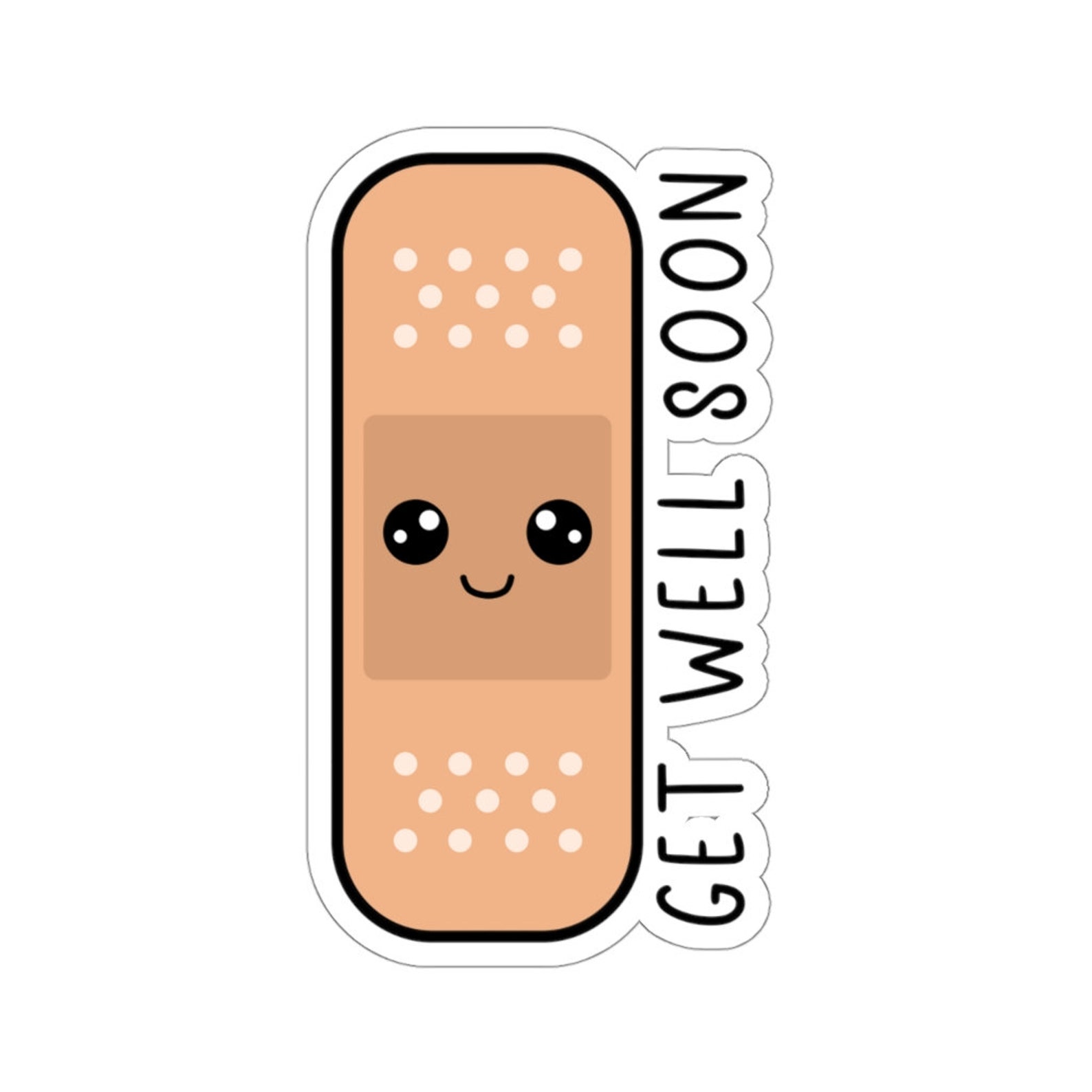 Get Well Soon Bandaid Sticker - Etsy