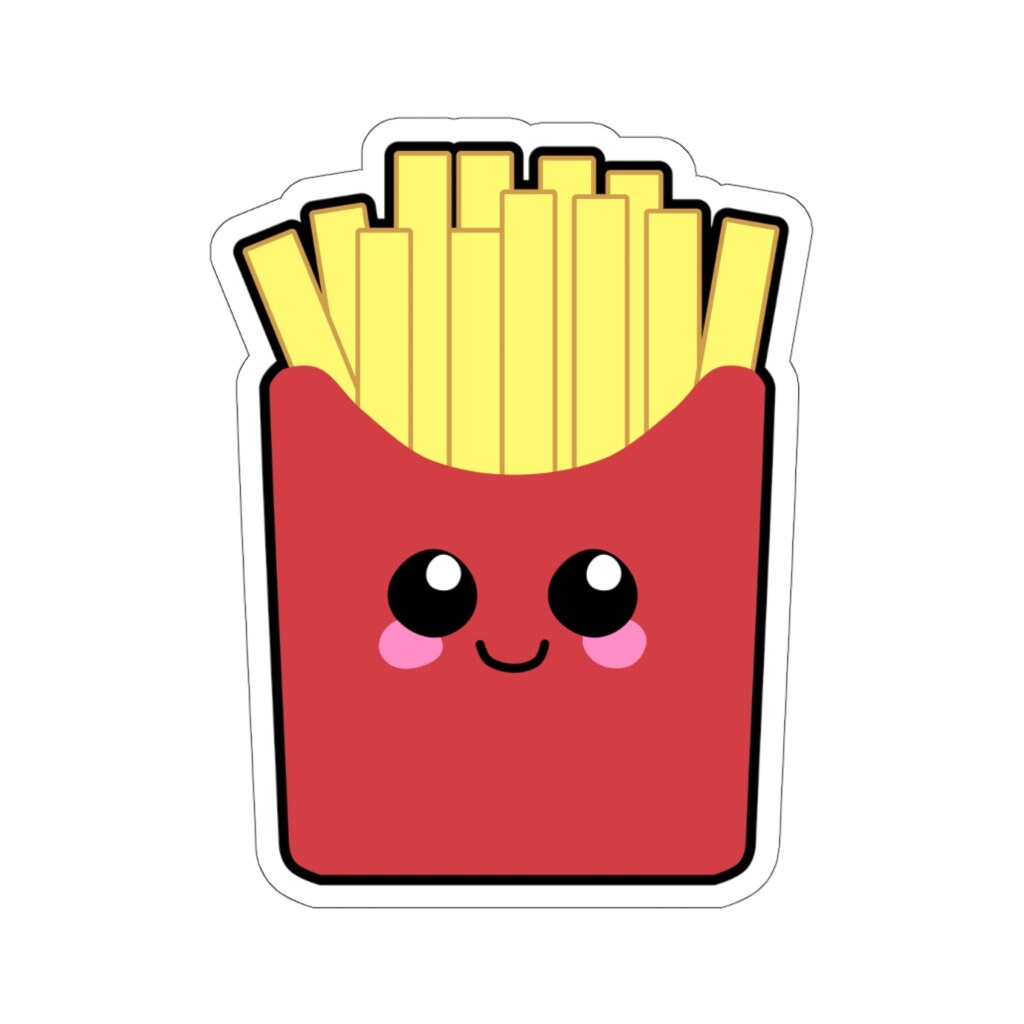 French Fries Sticker - Etsy
