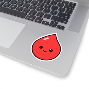 Blood Sticker - Etsy