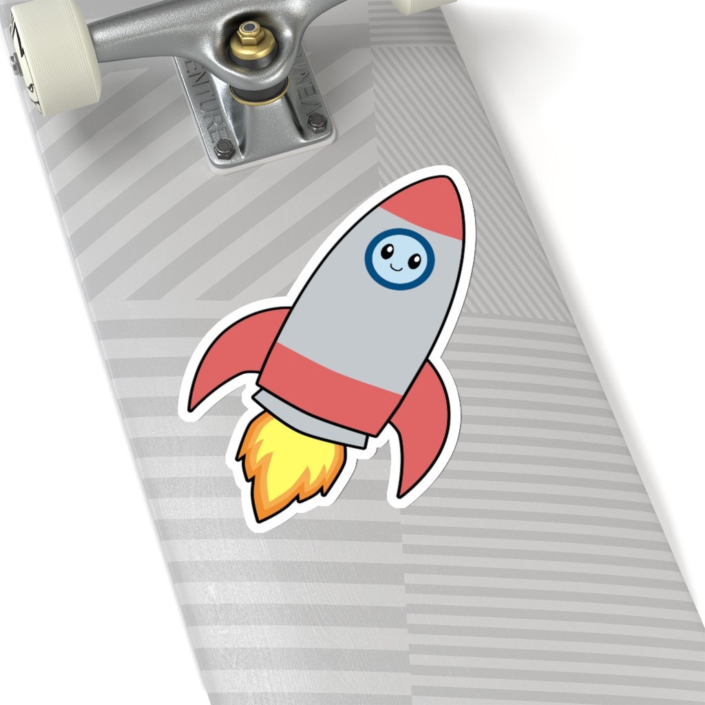 Rocket Ship Sticker - Etsy